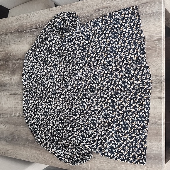 Zara | Dresses | Zara The Sharon Tiered Long Sleeve Mini Babydoll Dress ...